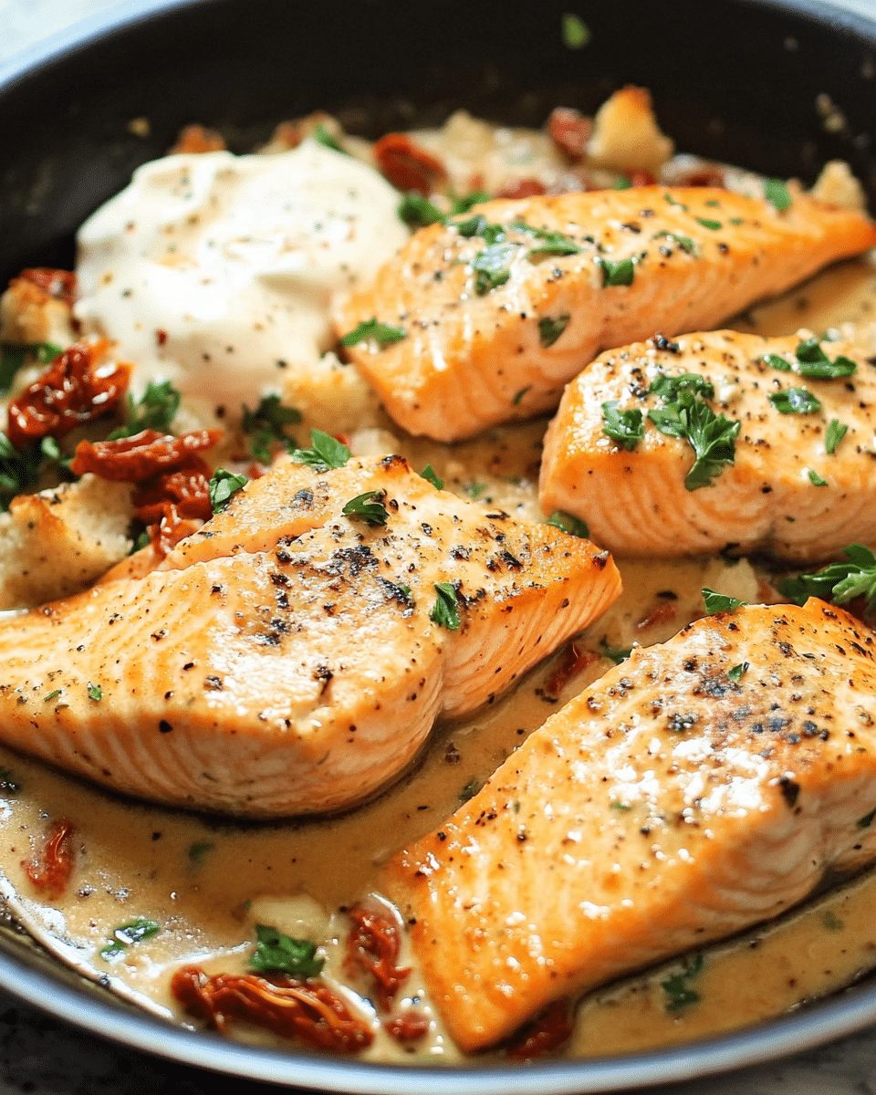 One-Pan Marry Me Salmon – Easy & Elegant Meal