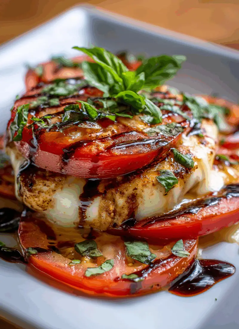 Caprese Chicken Bake – Tomato, Mozzarella & Basil