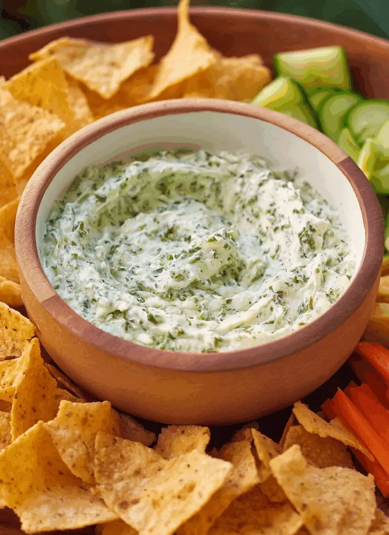 Creamy Garlic Scape Dip – Perfect for Veggies & Chips