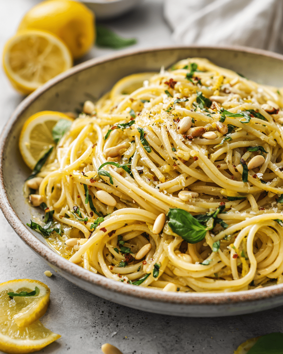 Lemon Basil Pasta