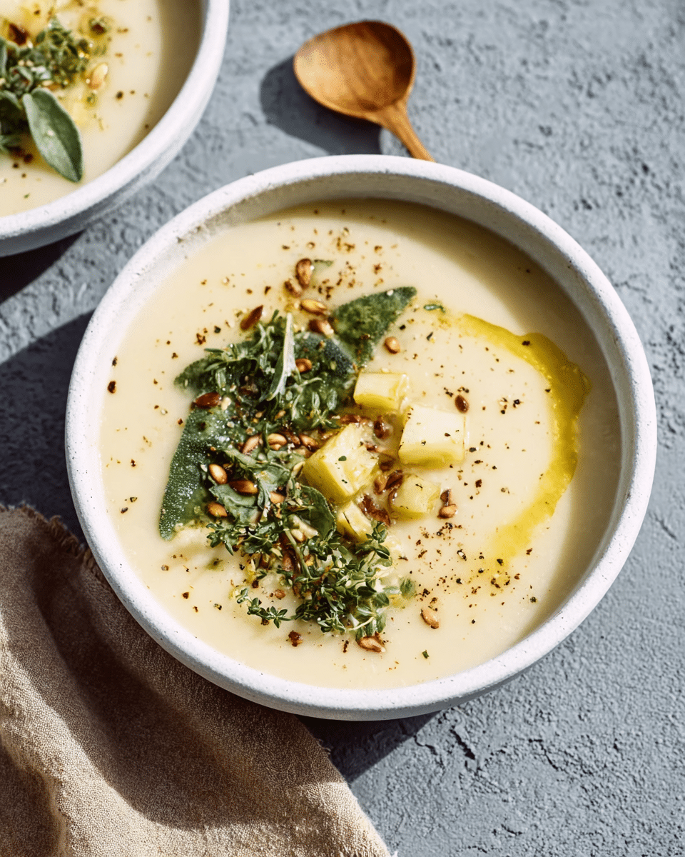 Creamy Kohlrabi Soup – Cozy, Light & Dairy-Free