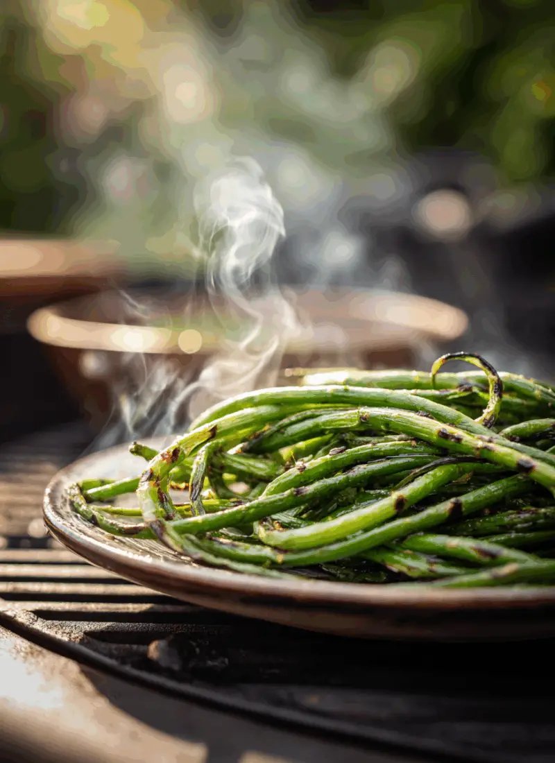 Grilled Garlic Scapes – Smoky, Tender & Simple
