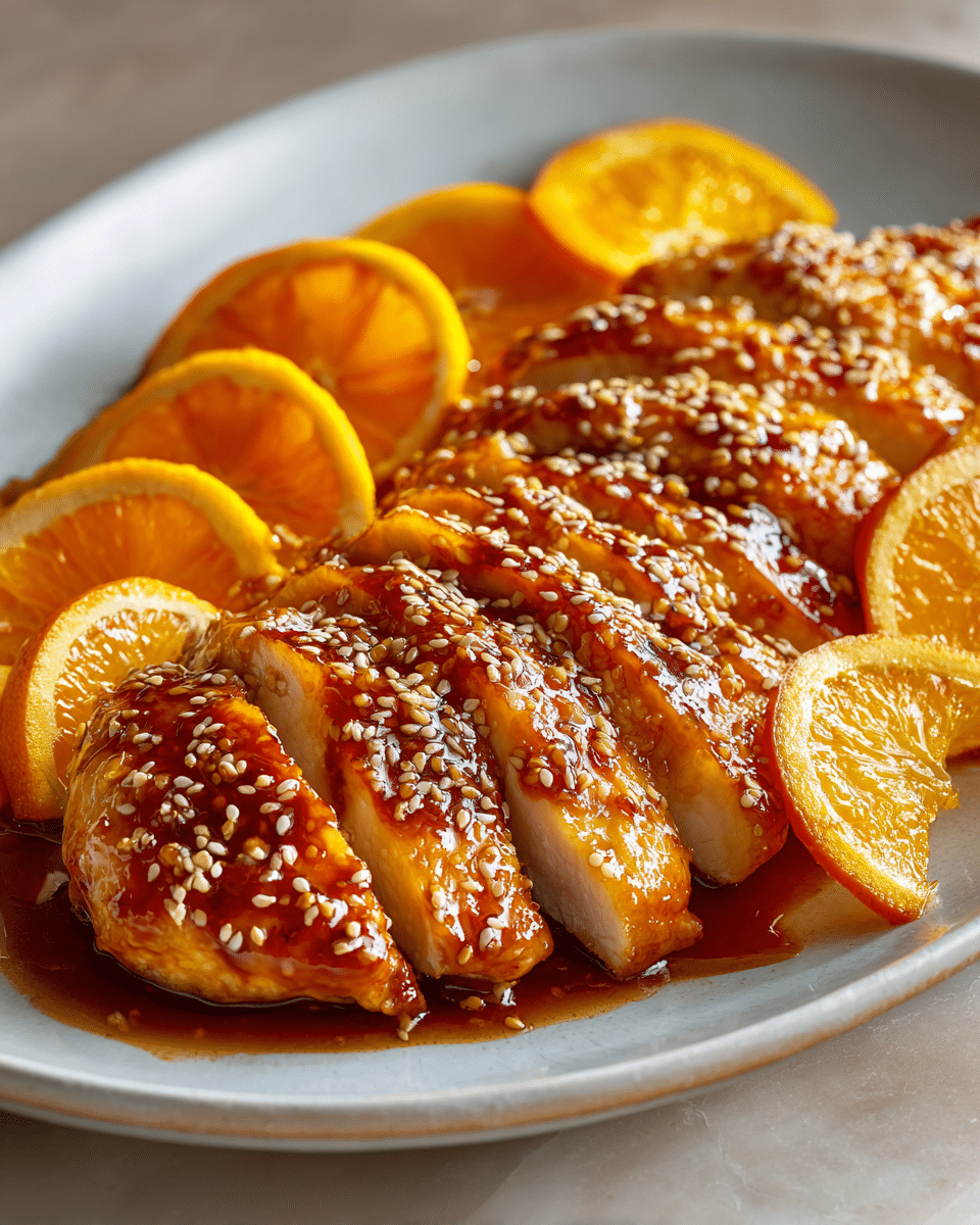 Sweet Orange Glazed Chicken Breast – 20-Minute Meal