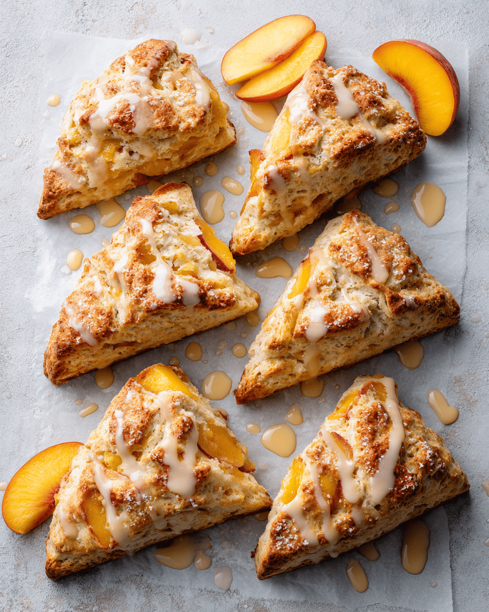 Peach Scones Recipe – Buttery, Flaky, And Bakery-Worthy