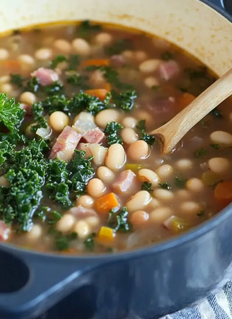 Ultimate 16 Bean Soup with Ham and Kale for Delicious Comfort
