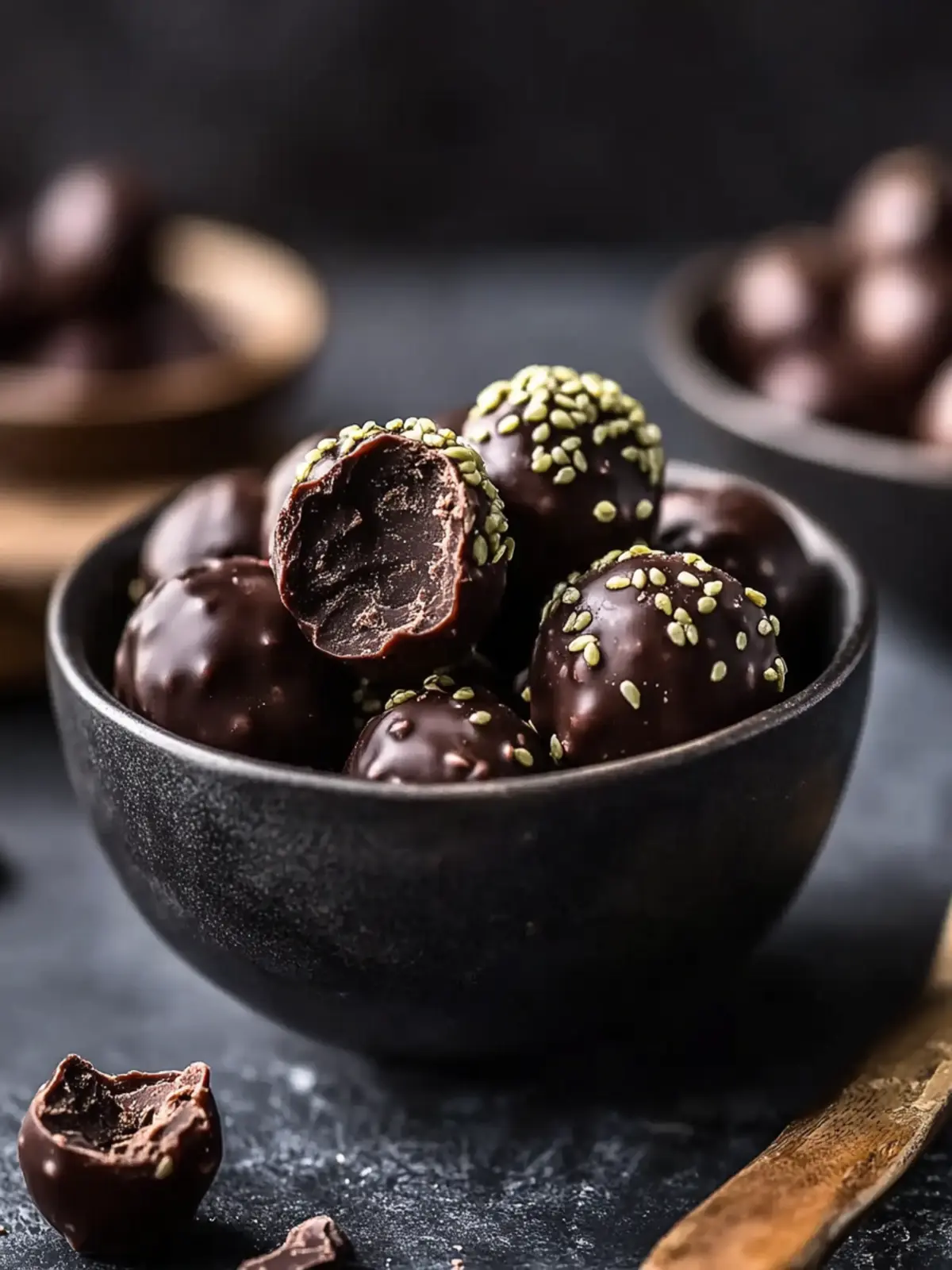 Irresistible Dubai Chocolate Balls with Pistachio Filling