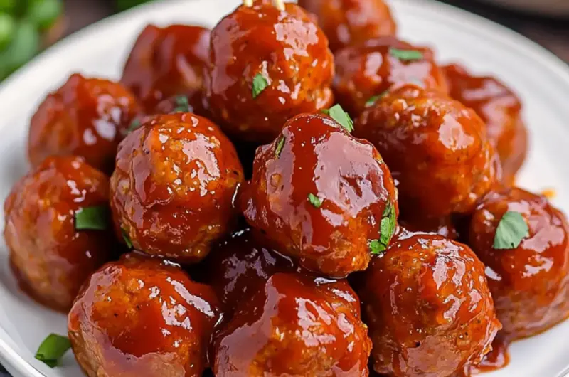 Delicious 3-Ingredient Peach BBQ Meatballs: The Ultimate Appetizer!