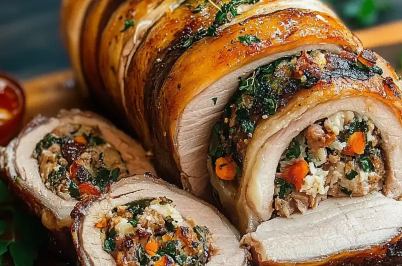 Irresistible Stuffed Pork Roast for a Festive Holiday Feast